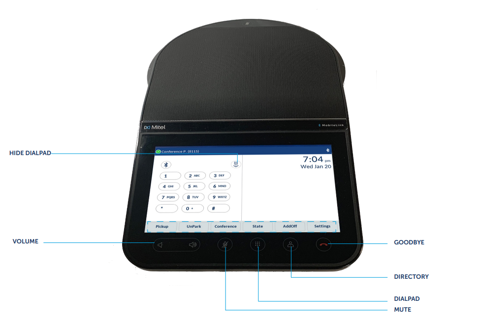 Conference phones: Mitel 6970 IP Conference Phone